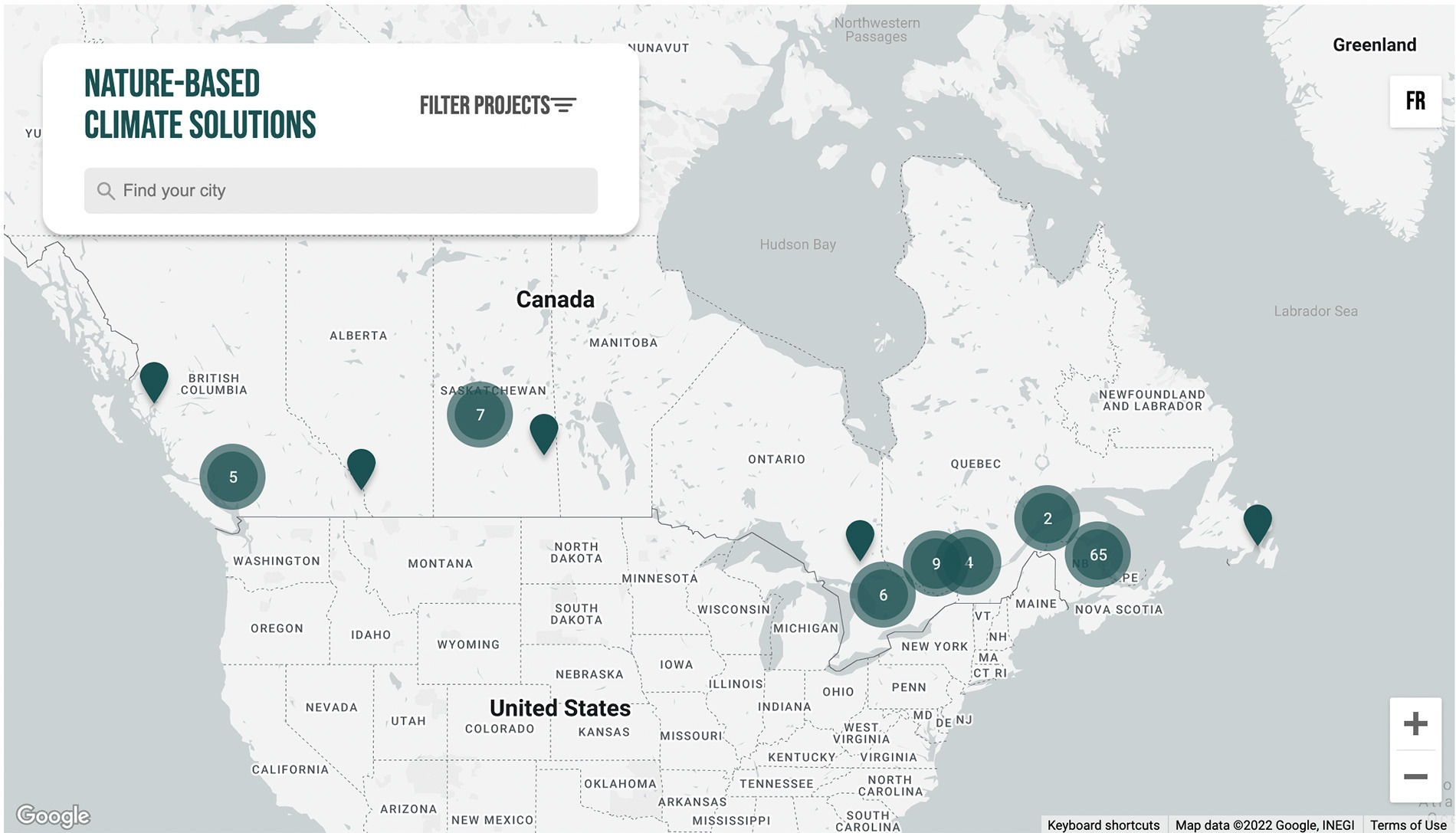 Interactive Map Connects Nature-based Projects & Practitioners ...